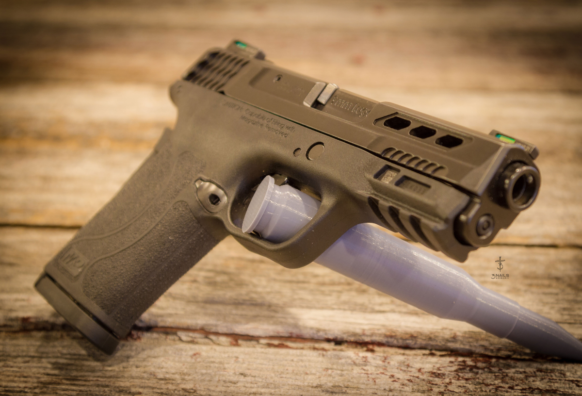 M&P Shield EZ Performance Center M&P9 Black Ported, No Thumb Safety ...