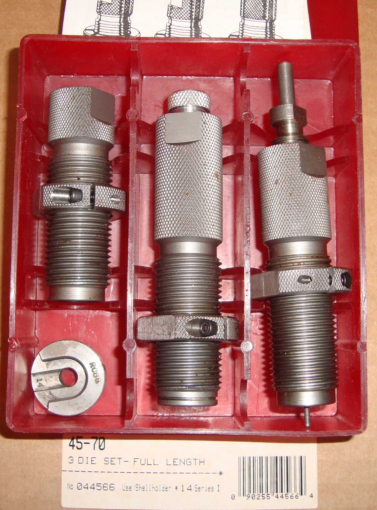 This 3 Die Set for the .45-70 cartridge & shell holder - Picture 2