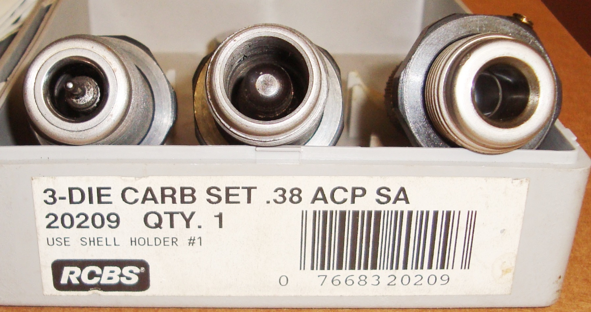 Rcbs 38 Super / 38 Acp Carbide 3 Die Set .38 Super For Sale at ...