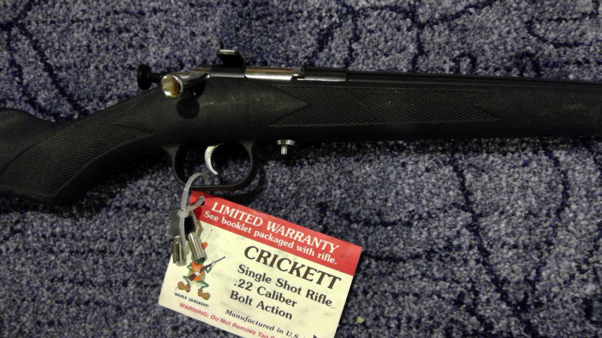 Crickett 22lr Black Stock, New Old Stock Never Fired With Tags .22 Lr ...