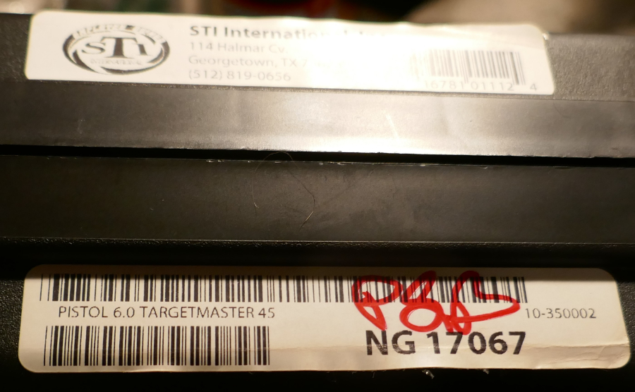 Sti Targetmaster 6 .45 Acp For Sale at GunAuction.com - 14653032