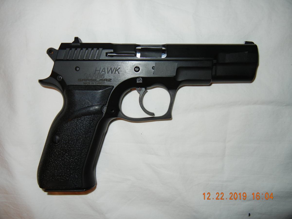 Sar B6 Hawk Sar Arms B6 Hawk 9mm Semi Auto Pistol. 9mm Luger For Sale at GunAuction.com - 17207905