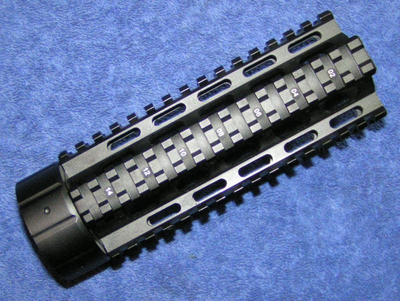 AR15 Free Float Tube W Rails, Carbine Utg New $89 5.56mm NATO 14920974 ...