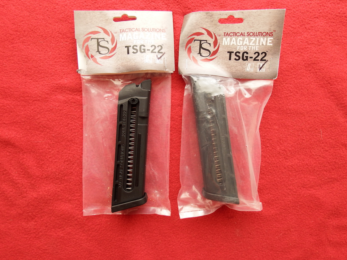 Tactical Solutions New TacSol TSG-22 magazines for Standard frame Glock ...