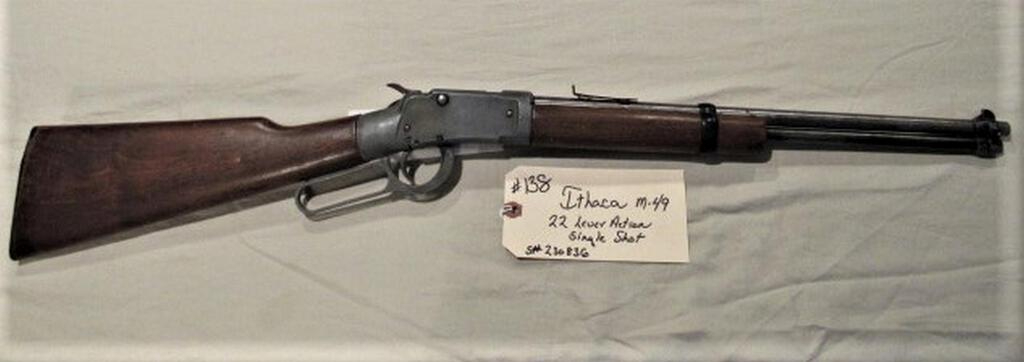 Ithaca M-49 22 Cal Lever Action Single Shot .22 Lr For Sale at ...
