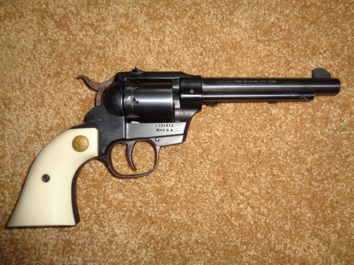 High Standard W 104 Double Nine 9 Shot Revolver .22 Lr For Sale at ...