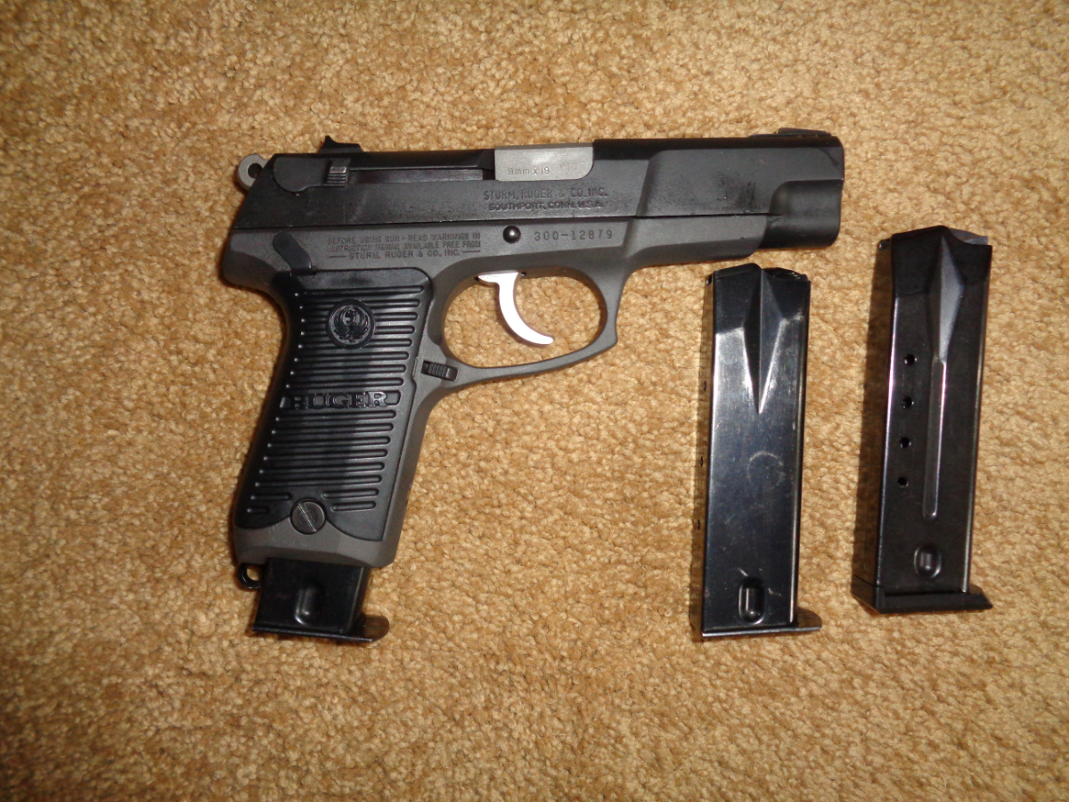 Ruger P85 Blued With Extra Magazines For Sale at GunAuction.com - 17145577