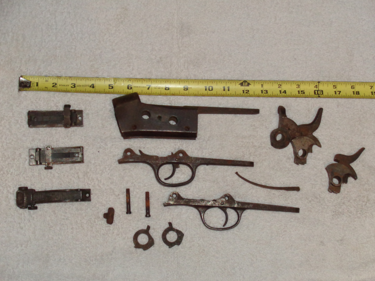 Remington Rolling Block receiver and parts