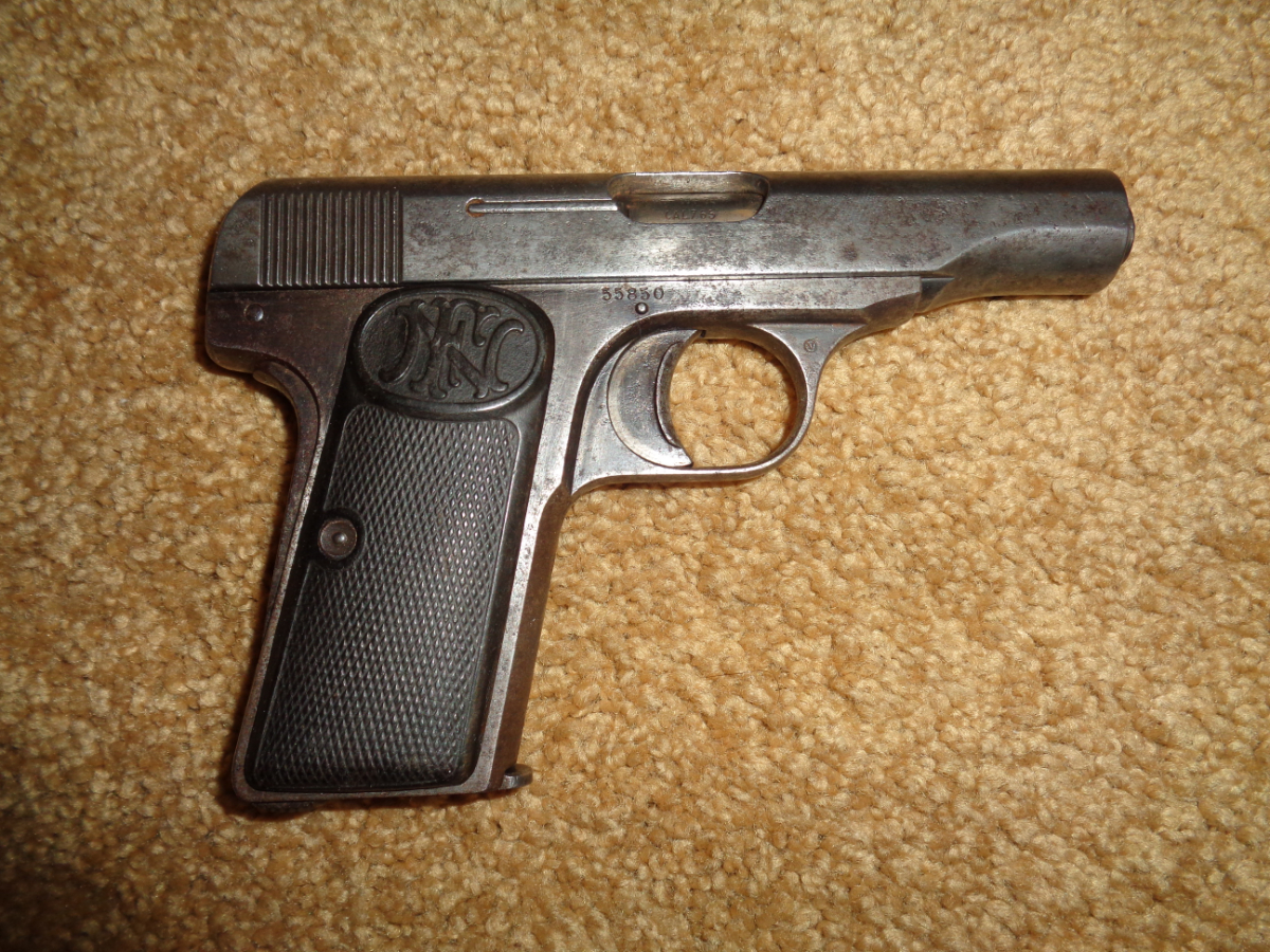 Fn Browing Patent 1903 Auto Needs Repair .32 Auto (7.65 Browning) For ...