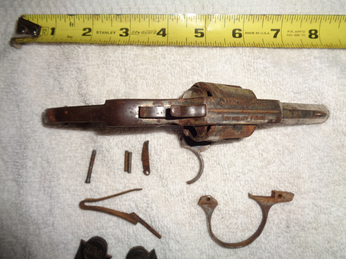 Hopkins & Allen H&A Double Action No.6 For Parts .38 S&W For Sale at ...