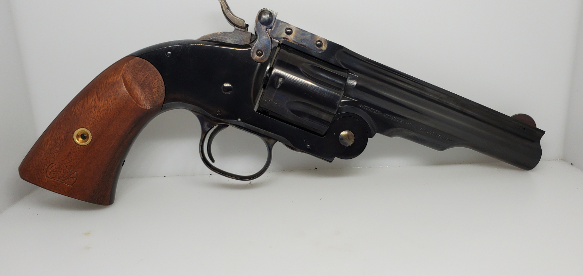 Uberti Schofield No 3 5" Blued Steel And Color Case-Hardened Parts .38 ...