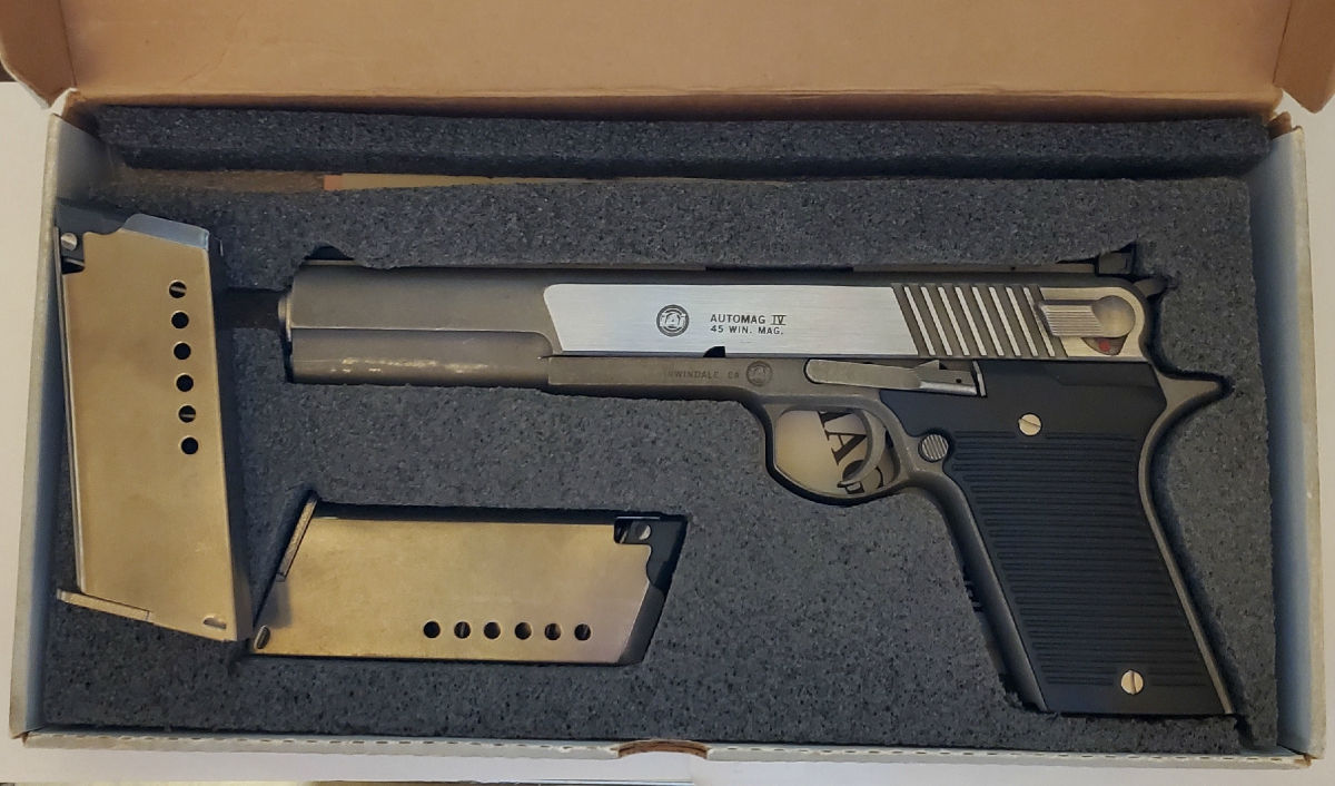 IAI (AMT) Automag IV .45 Win Mag Semi-Auto Pistol