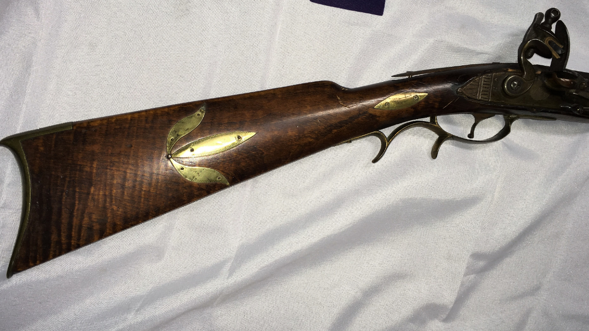 Jamestown School Kentucky Long Rifle, Flintlock. For Sale at GunAuction ...