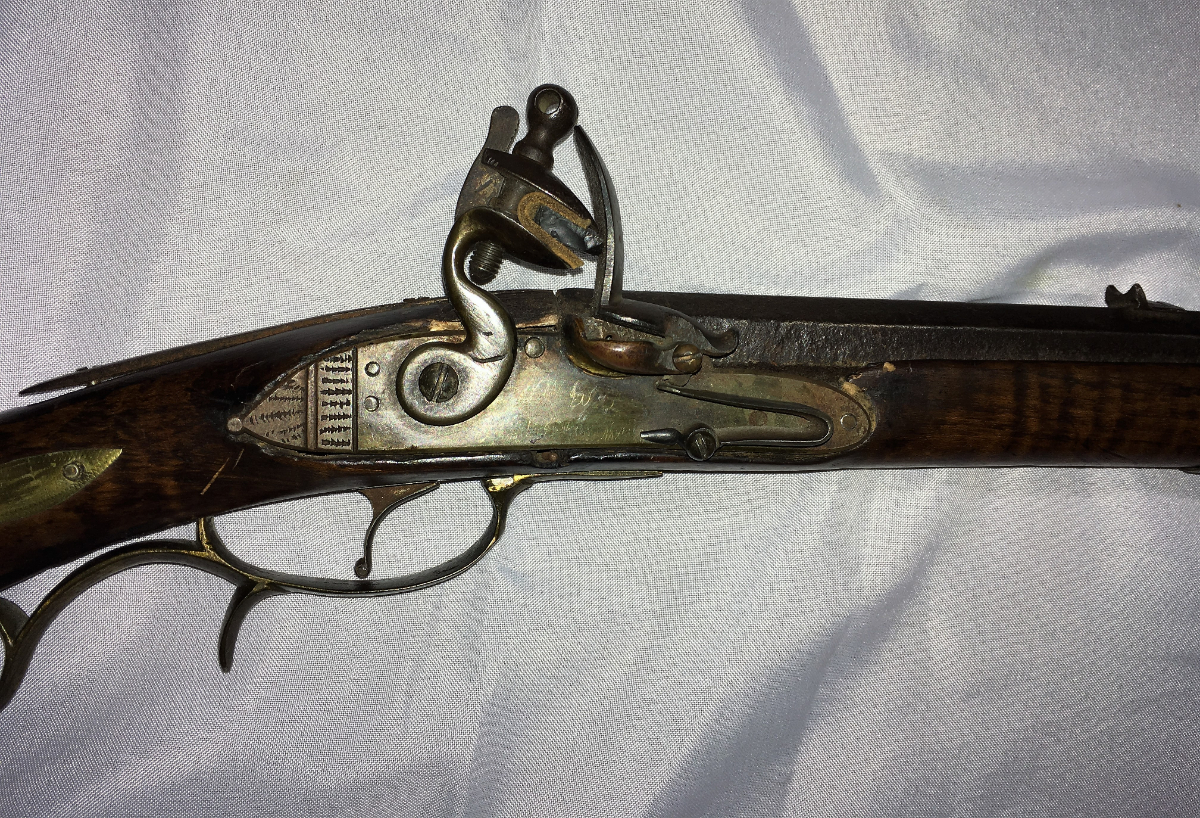 Jamestown School Kentucky Long Rifle, Flintlock. For Sale at GunAuction ...