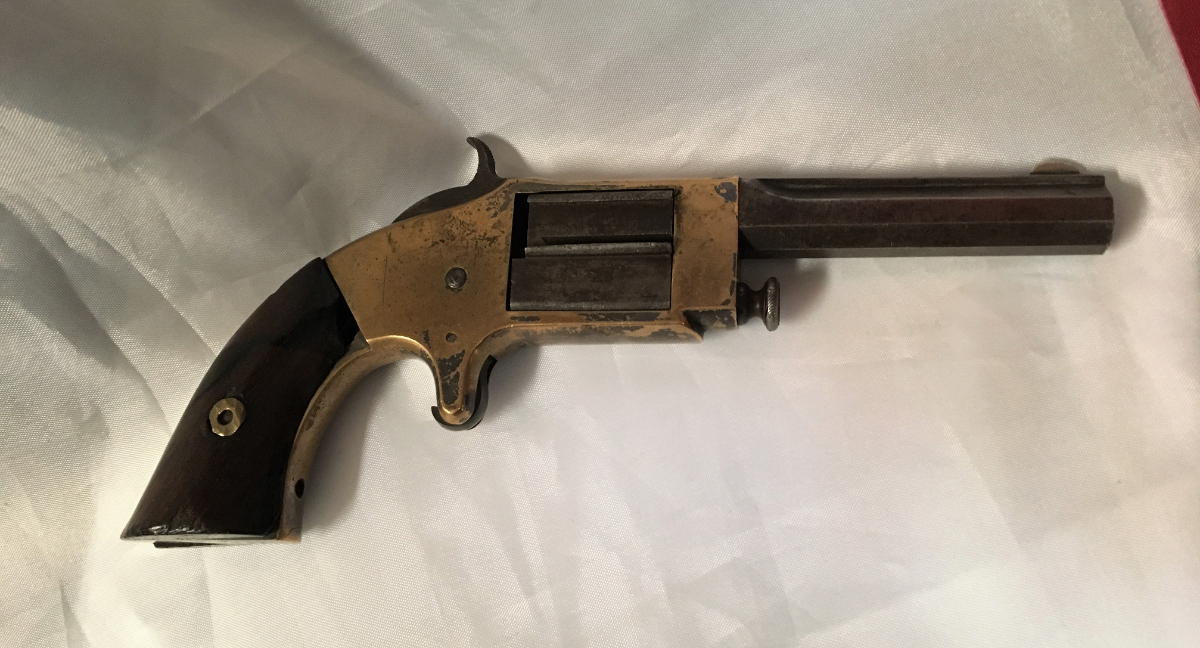 Rollin White Arms Co. Pocket Single Shot Pistol, 32 Rimfire Civil War ...