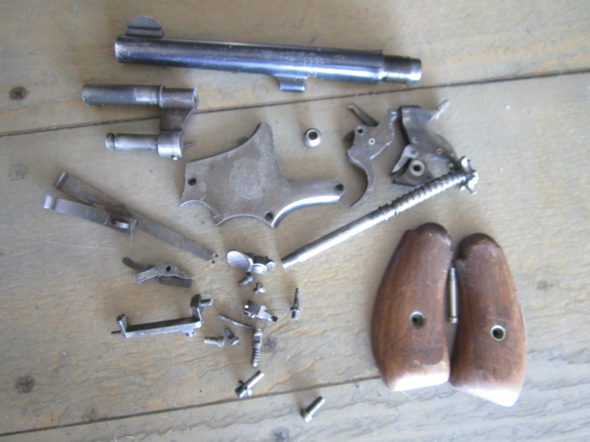 Vintge Smith & Wesson 38 Special Large Lot Of Parts .38 Special For ...