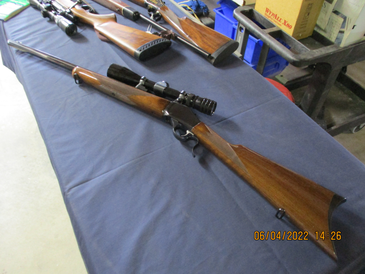 Browning Model 78 With A 3x9 Redfield Scope Reduced .45-70 Govt. For ...