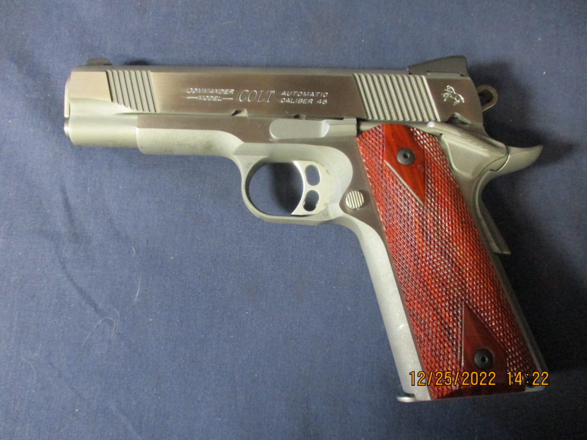 Colt Combat Commander, Stainless .45 Acp For Sale at GunAuction.com ...
