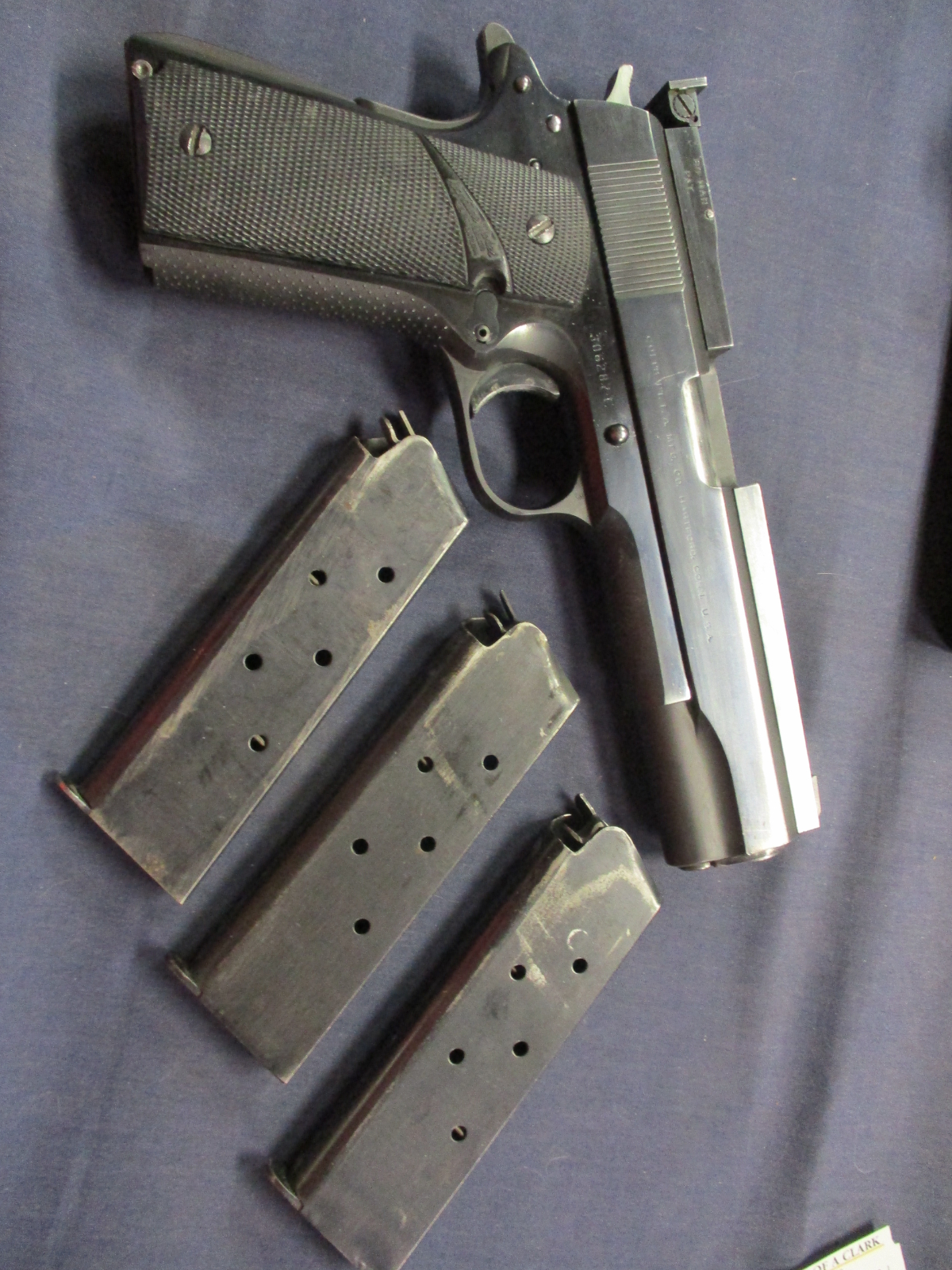 Colt Clark Custom Done About 1967 Or 8 .45 Acp For Sale at GunAuction ...