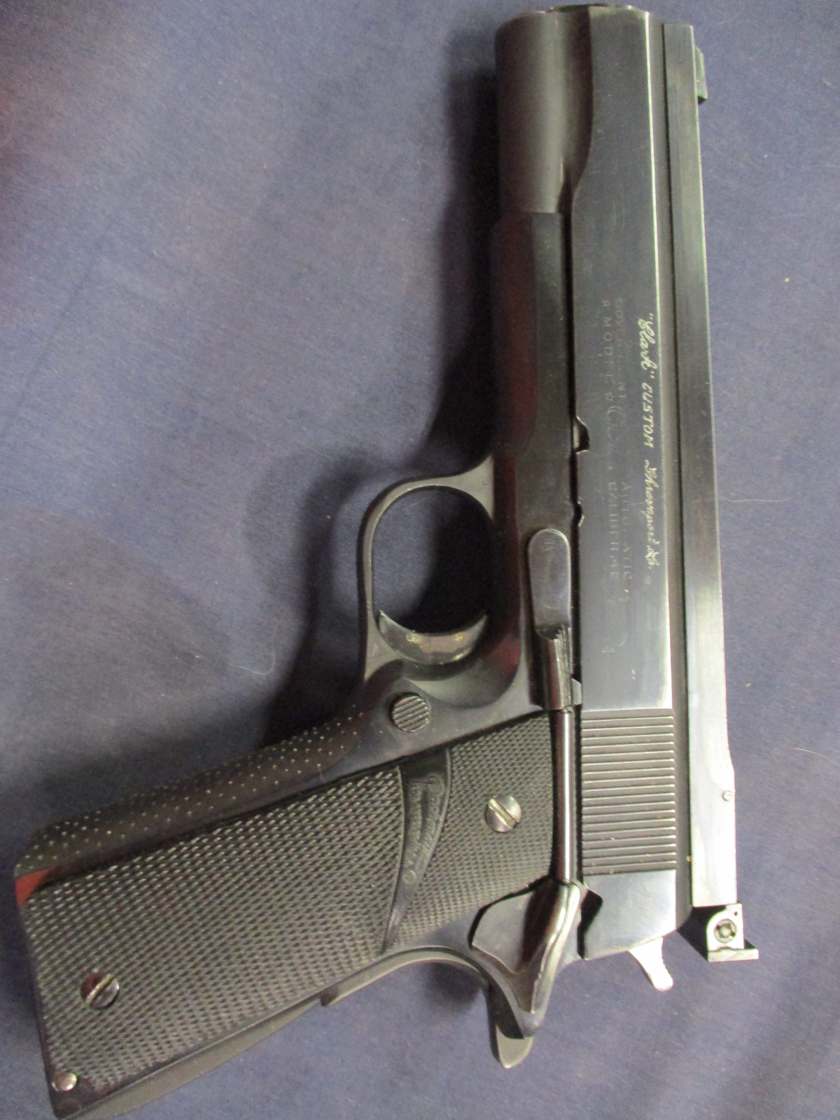 Colt Clark Custom Done About 1967 Or 8 .45 Acp For Sale at GunAuction ...