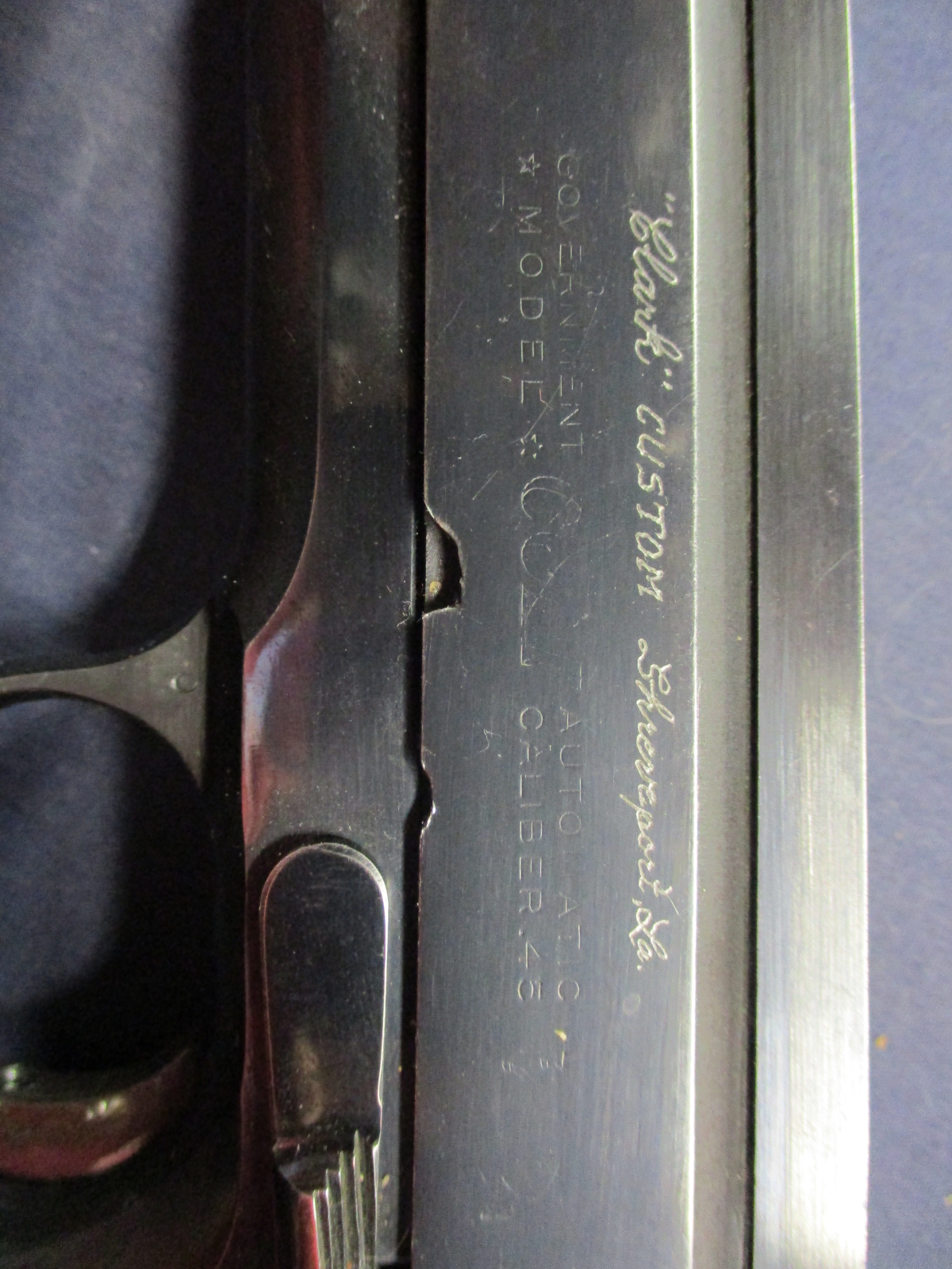 Colt Clark Custom Done About 1967 Or 8 .45 Acp For Sale at GunAuction ...