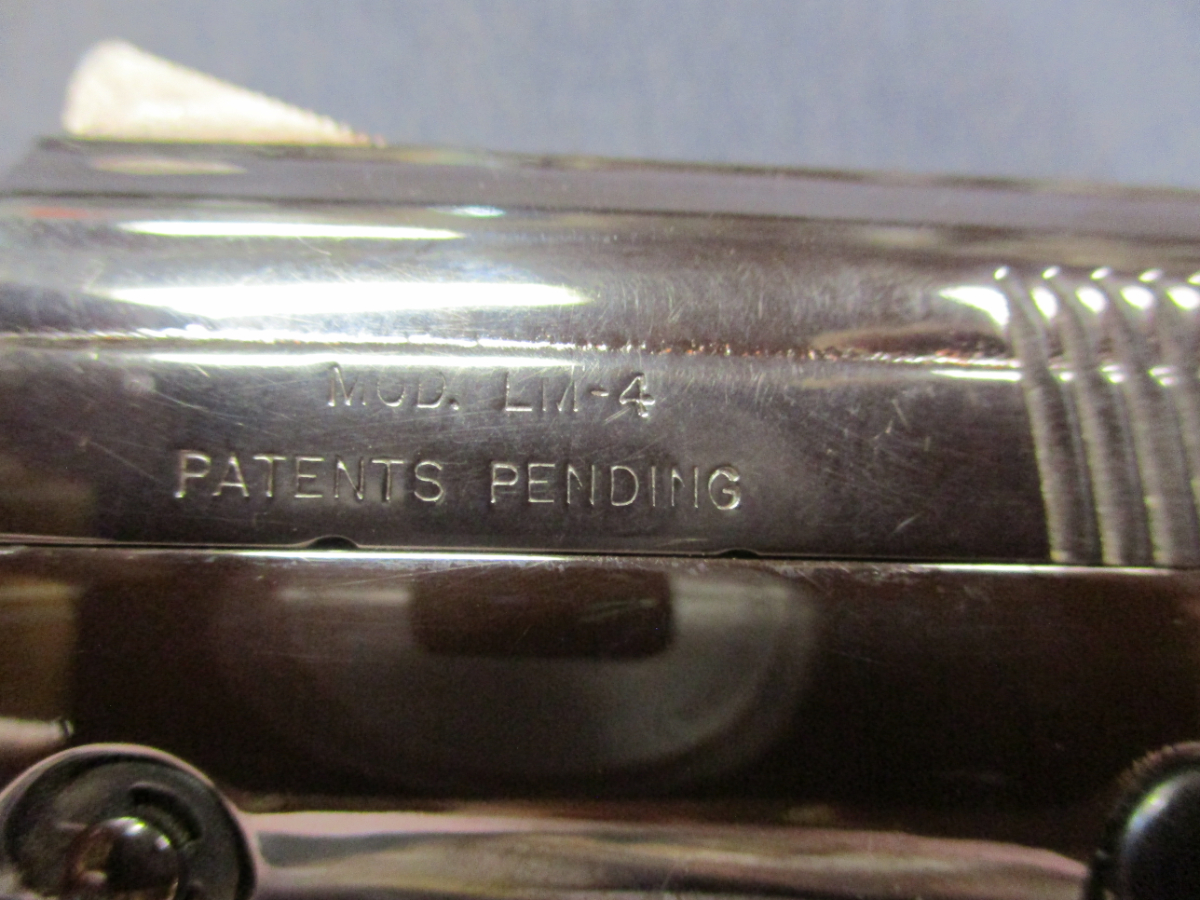 Semmerling Corp Semmerling Lm-4 45acp With Extra Parts And Papers Like ...