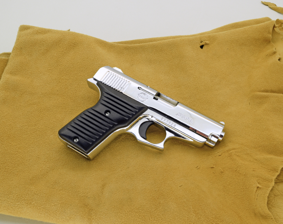 Lorcin Model L380 Semi Auto Pistol Nickel Plated Caliber .380 Acp For ...