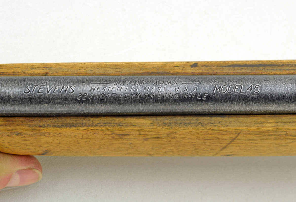 Savage Stevens Model 46 Bolt Action Rifle C&R Ok Caliber 22 S-L-Lr .22 ...