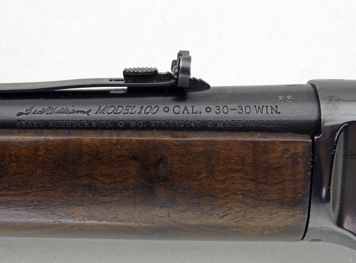 Sears & Roebuck Winchester Model Ted Williams 100 Lever Action Rifle ...