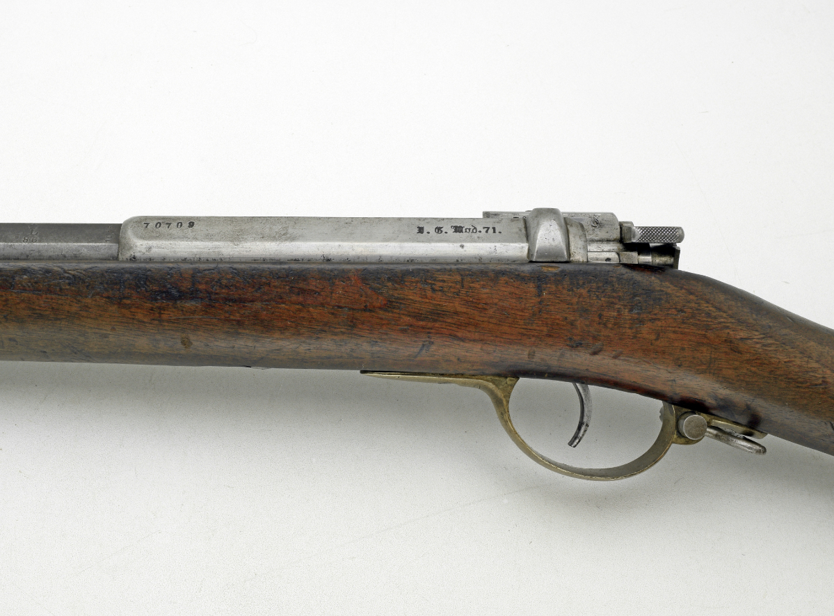 Mauser German Model 71 Bolt Action Rifle Caliber 11mm Mfg 1879 Matching ...
