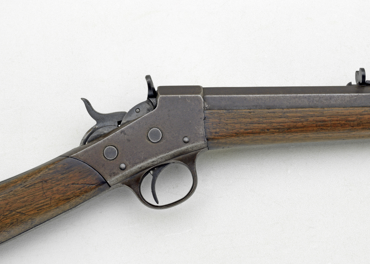 REMINGTON MODEL - NO 4 ROLLING BLOCK SINGLE SHOT RIFLE IN CALIBER 22 ...
