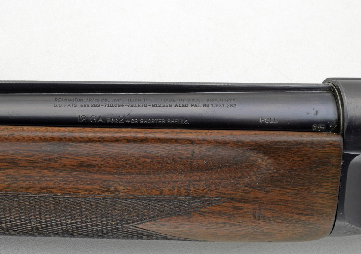 Remington Model 11 Semi Auto Shotgun 12 Gauge 2-3/4 Inch Chamber Solid ...