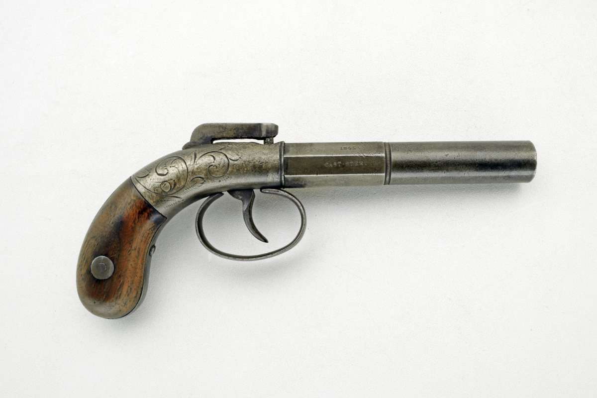 Allen & Wheelock Model 1845 Cap & Ball Single Shot Pistol Caliber 38 ...
