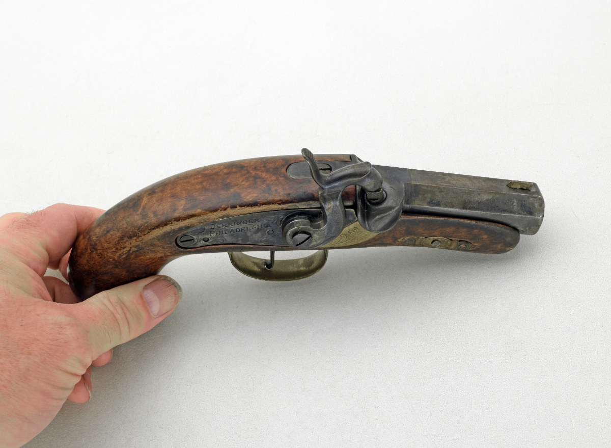 Jukar Derringer Black Powder Cap & Ball Single Shot Pistol Caliber 44 ...