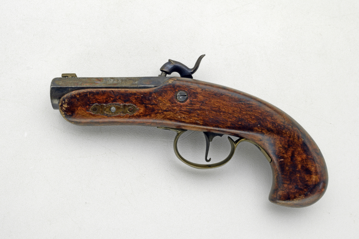 Jukar Derringer Black Powder Cap & Ball Single Shot Pistol Caliber 44 ...