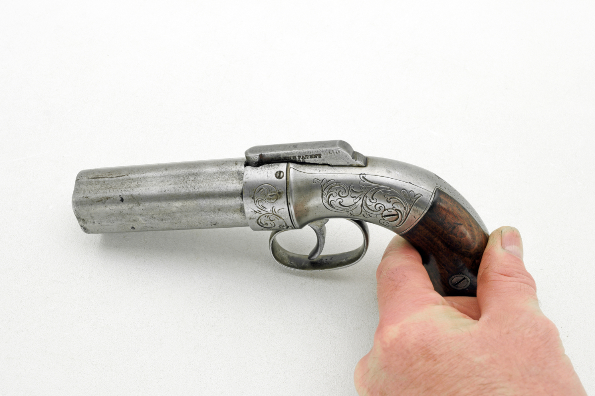 Allen & Thurber No. 3 Pepperbox Blackpowder Revolver Caliber .31 Ball ...