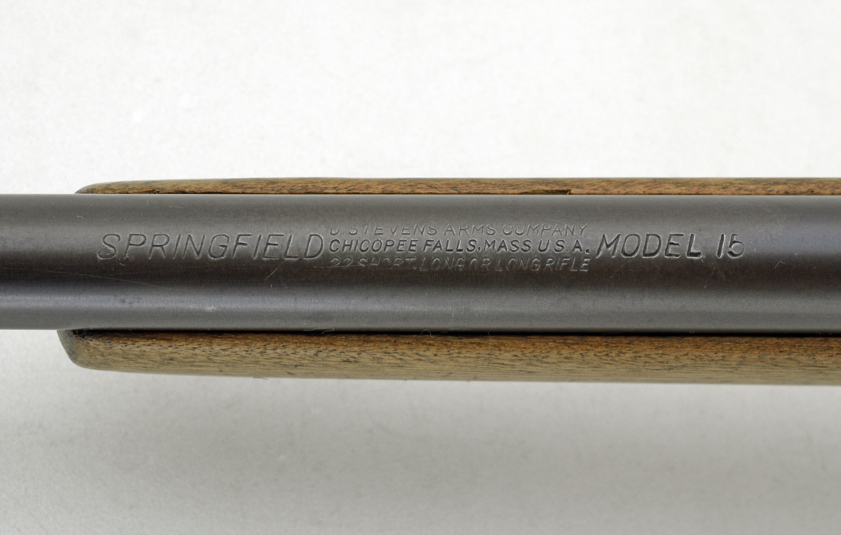Stevens Springfield Model 15 Bolt Action Single Shot Rifle Caliber 22 ...