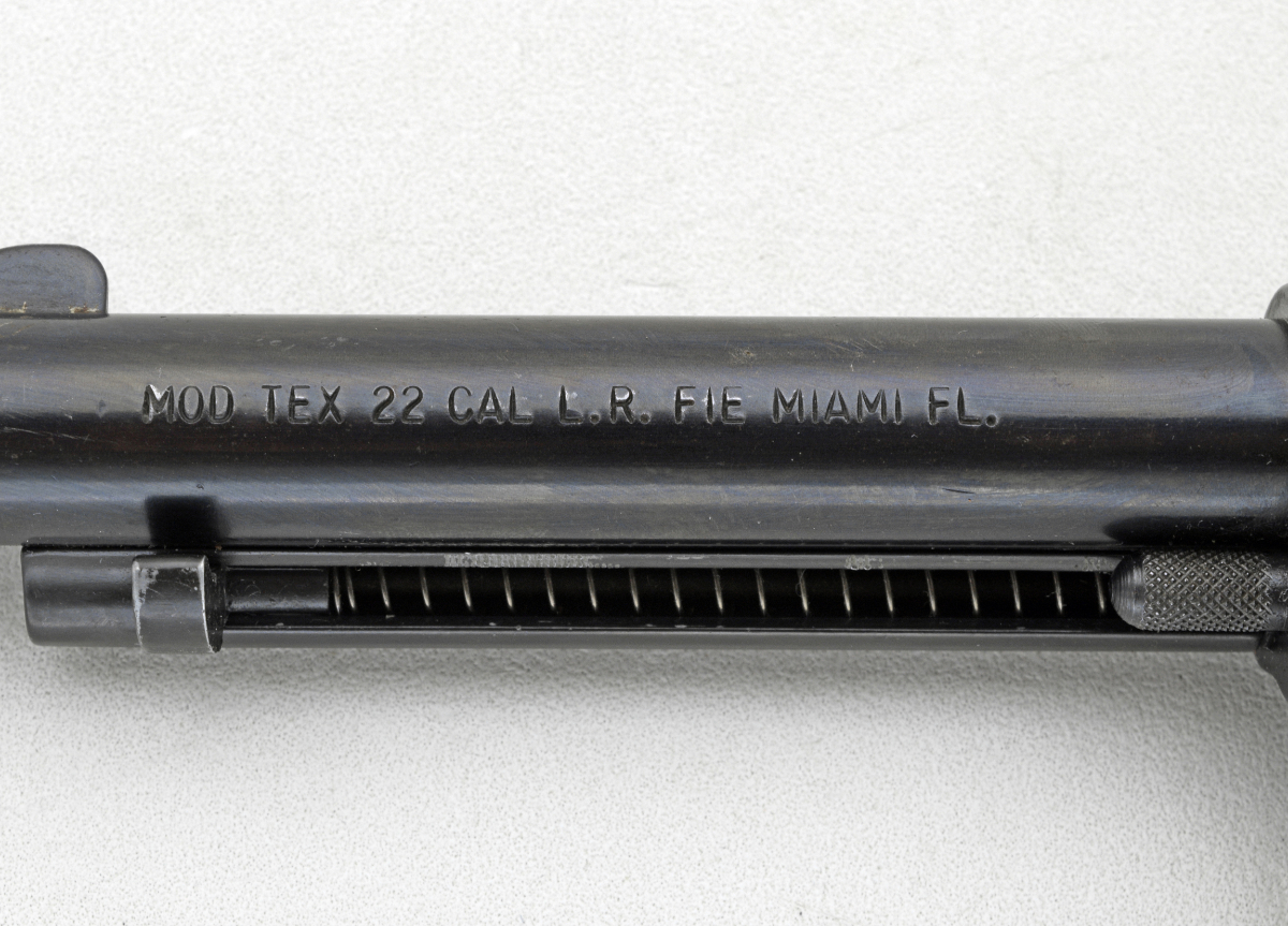 Fie Firearms Model Tex Single Action Revolver Caliber 22 Long Rifle .22 ...