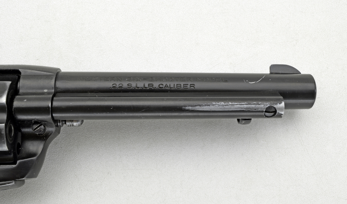 Hy-Hunter Model Western Six-Shooter Single Action Revolver Caliber 22-S ...