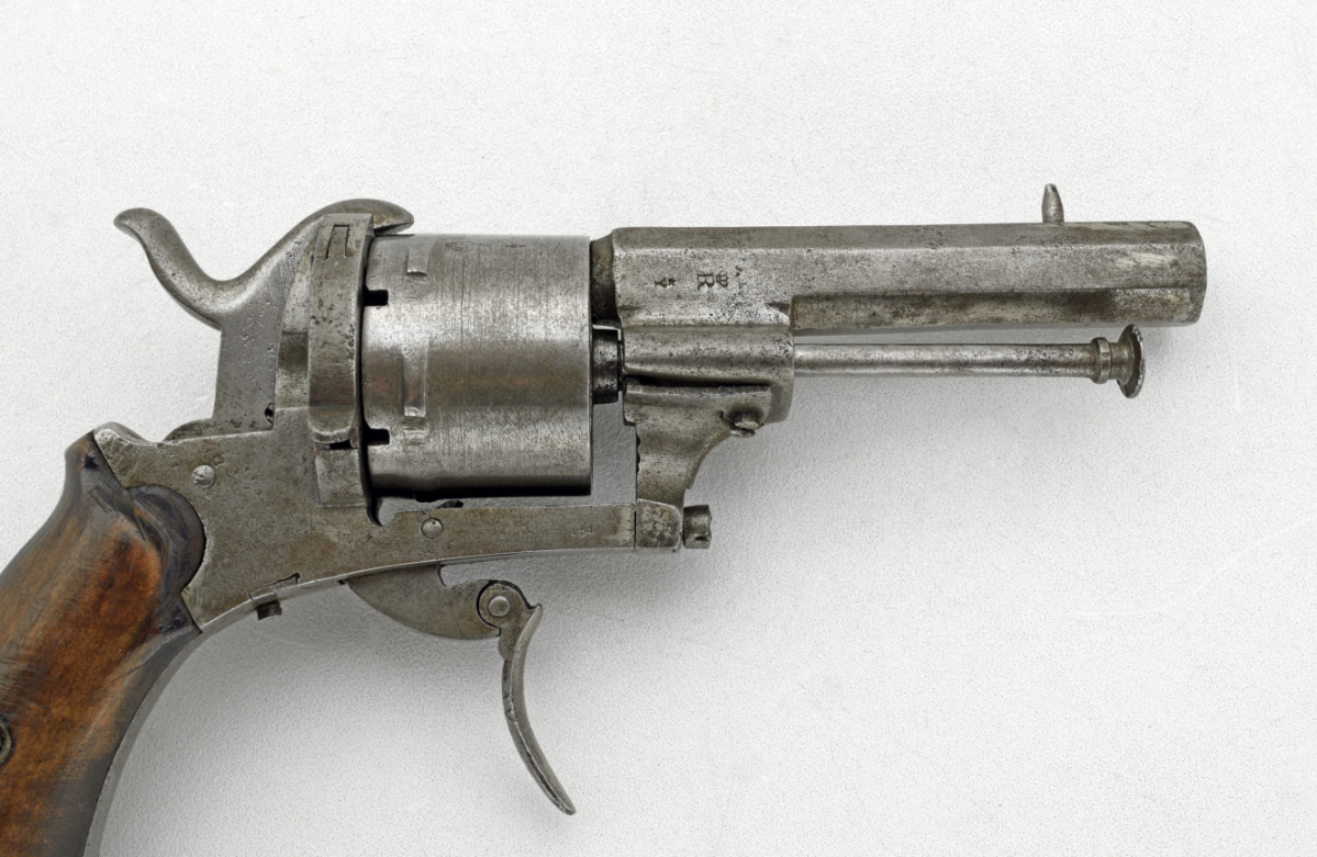 Belgian Elg Pinfire Revolver Caliber 9mm Antique No Ffl Needed 9mm ...