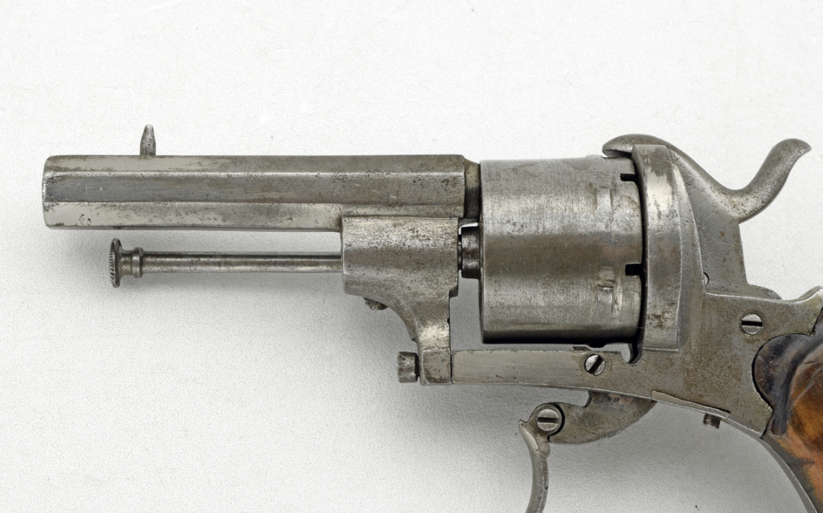 Belgian Elg Pinfire Revolver Caliber 9mm Antique No Ffl Needed 9mm ...