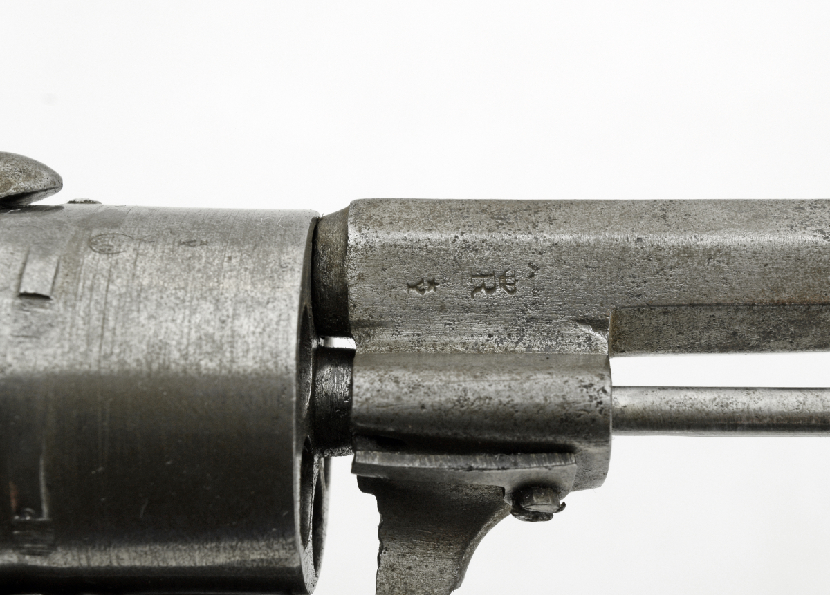 Belgian Elg Pinfire Revolver Caliber 9mm Antique No Ffl Needed 9mm ...