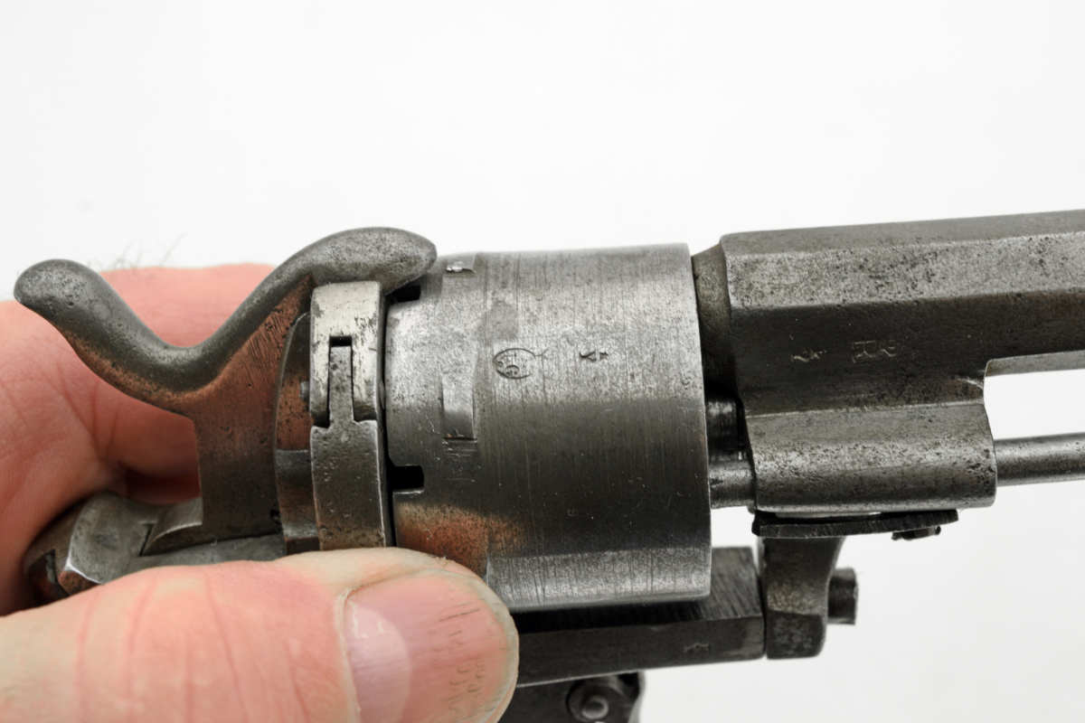 Belgian Elg Pinfire Revolver Caliber 9mm Antique No Ffl Needed 9mm ...