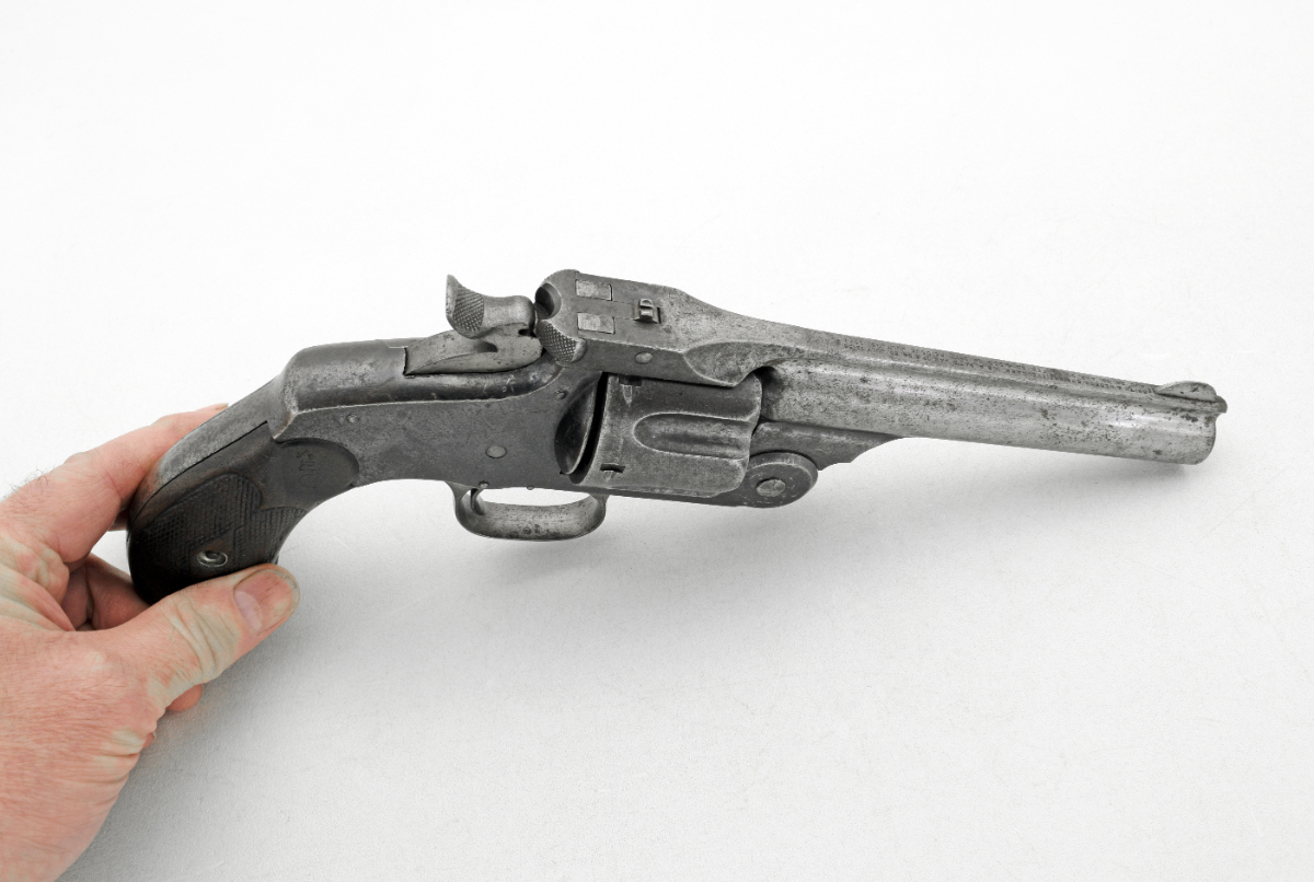 Smith & Wesson New Model Number 3 Break Top Revolver Caliber 44 Russian ...