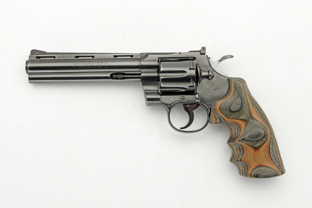 Colt PYTHON DOUBLE ACTION REVOLVER CALIBER .357 6 INCH BARREL C&R OK .357 Magnum 17387054 ...