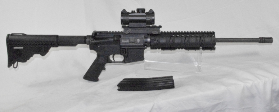 Dpms Panther Arms A-15 Multi Cal Lower Flat Top Upper Red/Green Dot ...