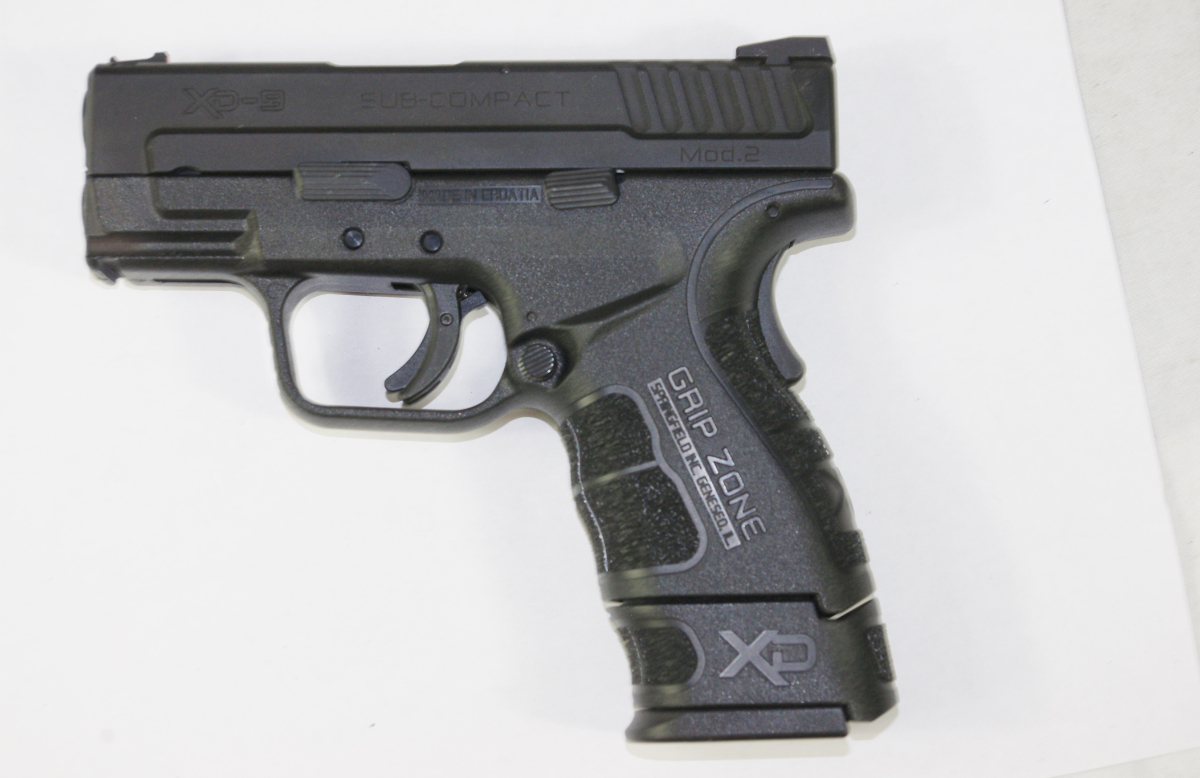 Springfield Armory Model Xd-9 Sub Compact 3" Fiber Optic Sight Perfect ...