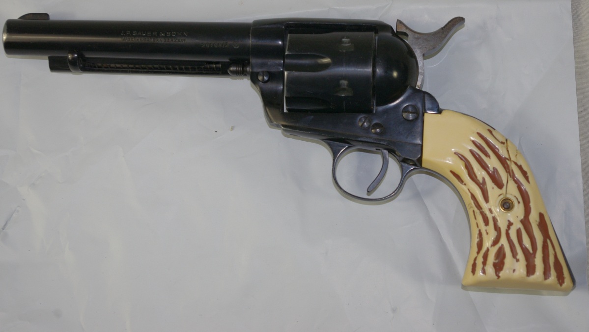 Jp Sauer Western Marshall Model Single Action 6 Shot Blue 5 1/2" Barrel ...
