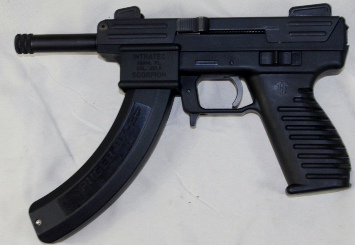 Intratec Scorpion Model Paramilitary Style Great Pistoltake A Lkwow .22 ...