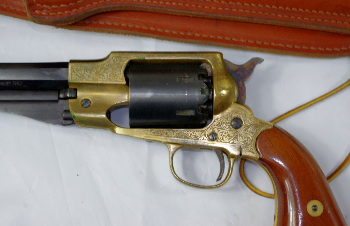 Fie Remington .36 Cal. Black Powder Percussion Revolver, Antique For ...